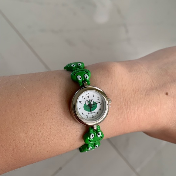 Accessories | New Persona Green Frog Watch Collectible | Poshmark